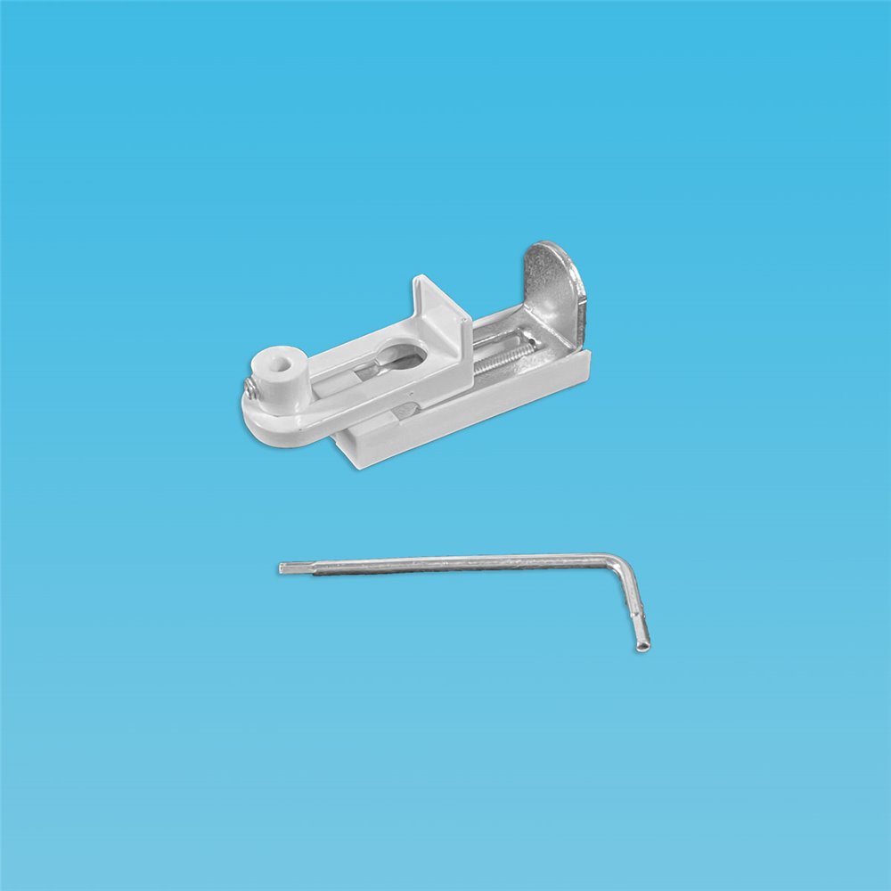 Fixation Basse de guidage pour bâti PVC pour Store Vénitien Aluminium